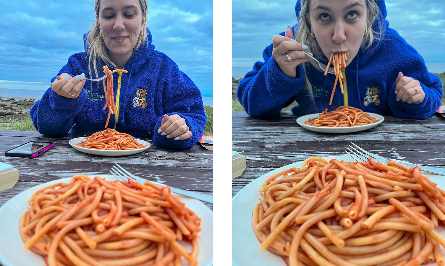 Spaghetti (macaroni long) aux tomates selon grand-maman Colette | Bob ...
